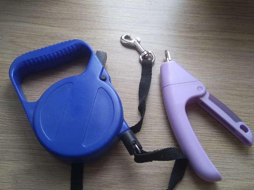 Поводок, когтерезка для собаки