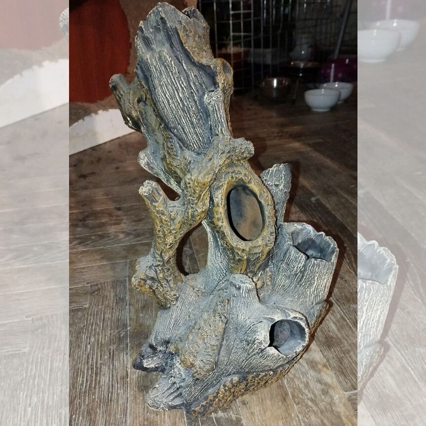 Декорации для аквариума коряга