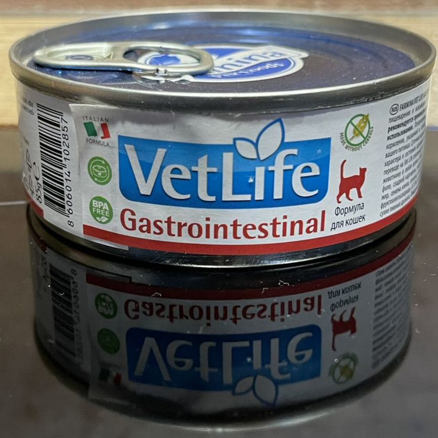 Корм для кошек vetlife Gastrointestinal