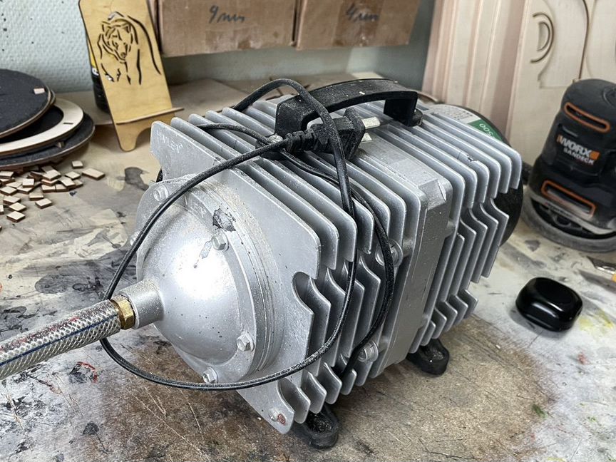 Компрессор hailea ACO-500 для прудов, аквариумов