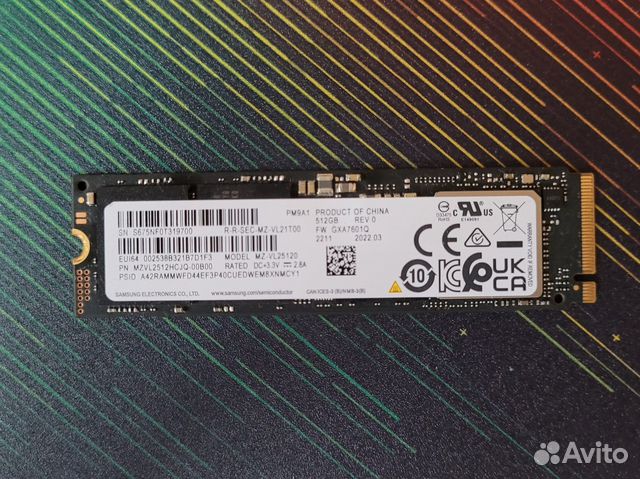 SSD 512gb Samsung 980 pro (PM9A1) купить в Санкт-Петербурге ...