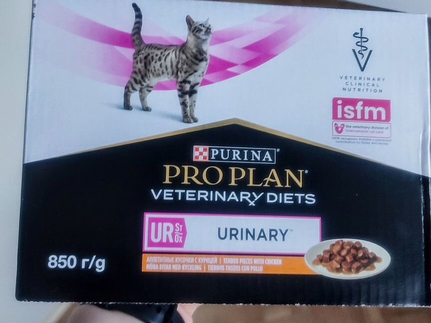 Корм влажный для кошек proplan urinary