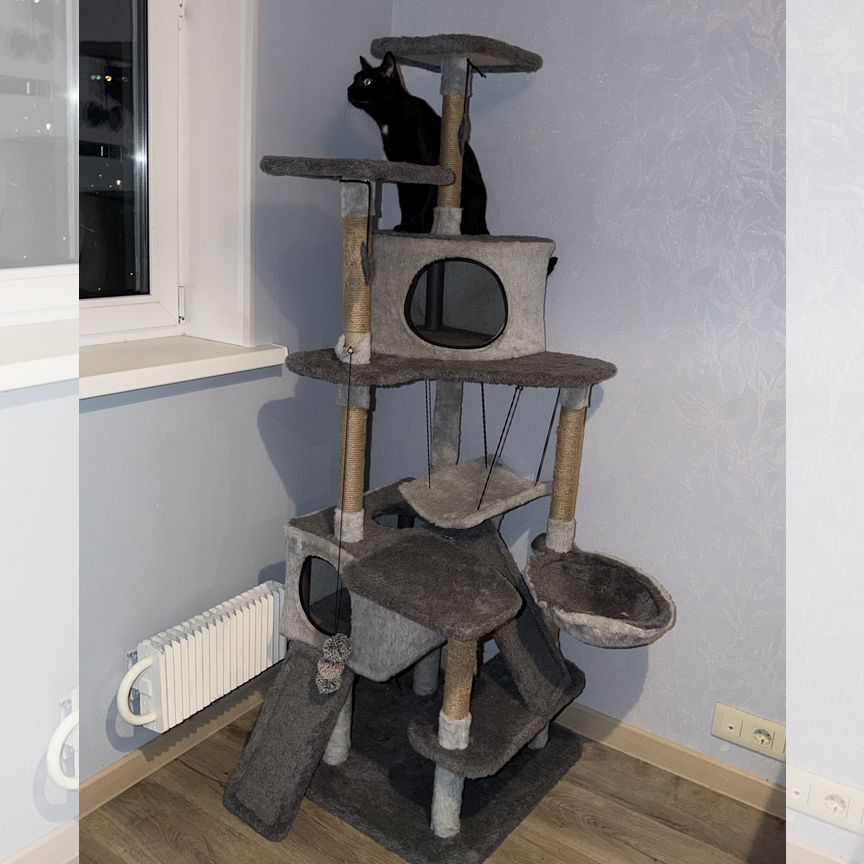 Когтеточка домик для кошки