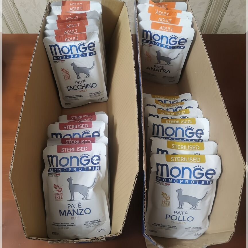 Корм для кошек Monge monoprotein