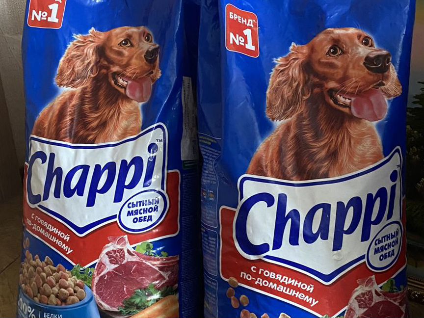 Сухой собачий корм chappi 15 кг