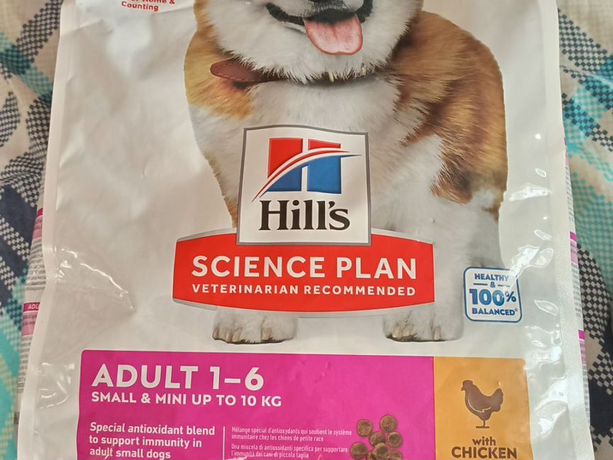 Корм для собак hills adult 1-6 6кг