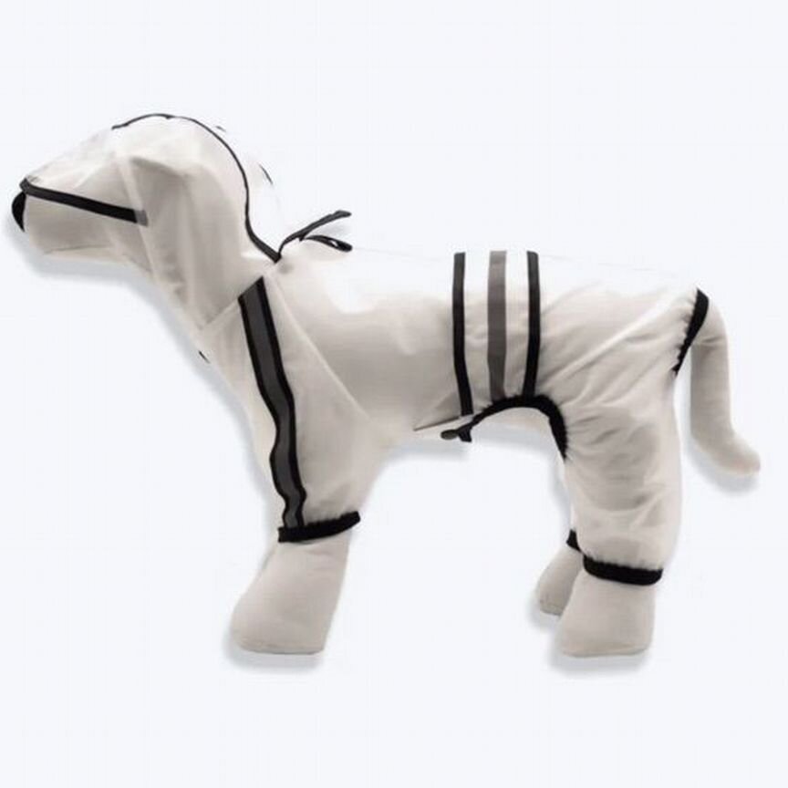 Дождевик комбинезон для собак, fofos Pet Four Leg