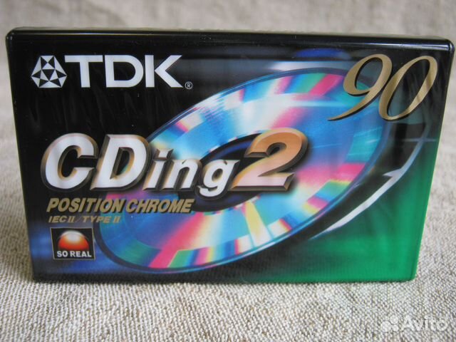 Аудиокассета TDK CDing 90, position chrome купить в Москве ...