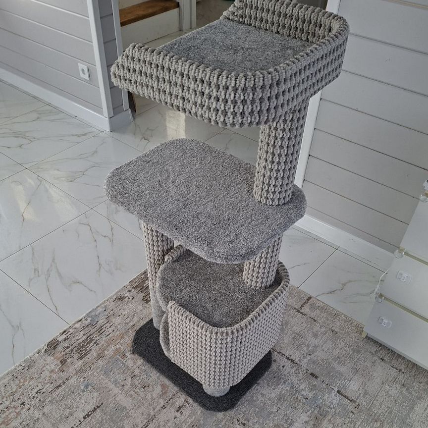 Когтеточка домик для кошки бу