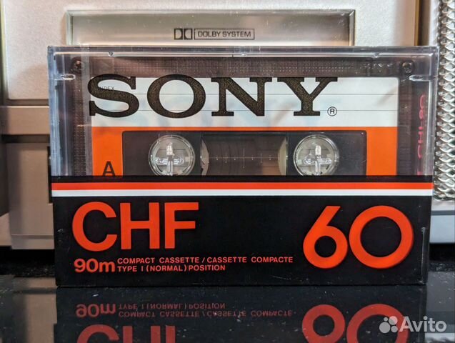Аудиокассета Sony CHF 60 купить в Москве | Хобби и отдых | Авито