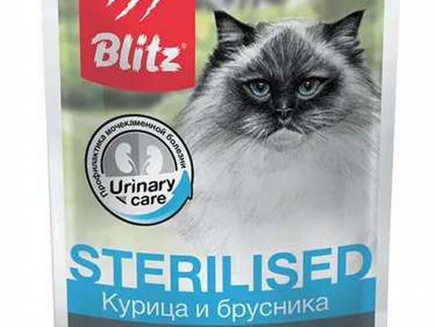 Blitz Корм влажный для кошек