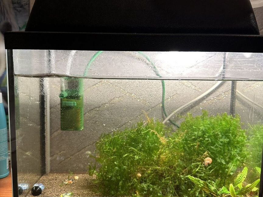 Аквариум 15 литров с крышкой и фильтром