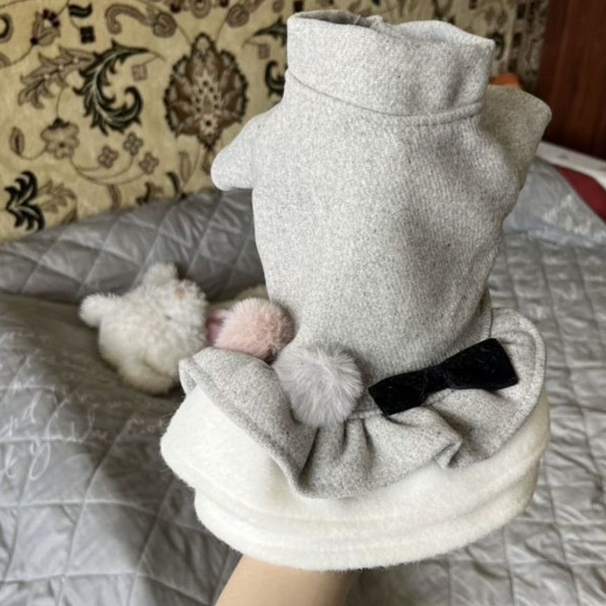 Платье для собачки и шлейка