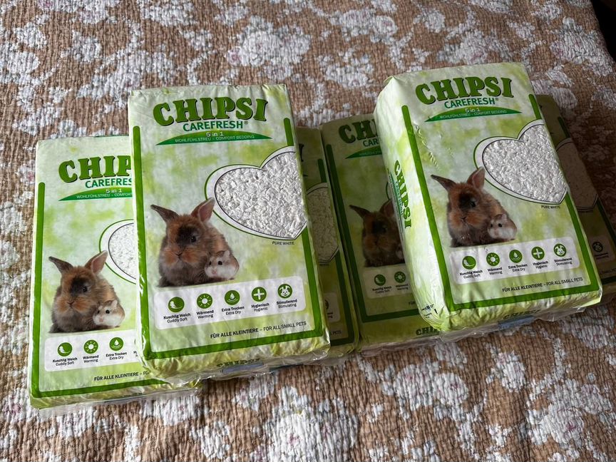 Наполнитель бумажный для грызунов Chipsi carefresh