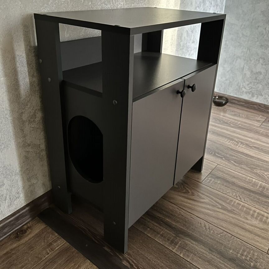 Тумба туалет для кошек / закрытый лоток