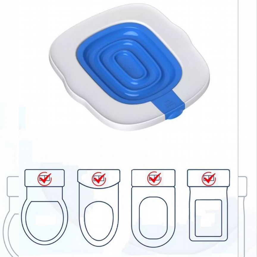 Лоток туалет на унитаз многоразовый кошачий