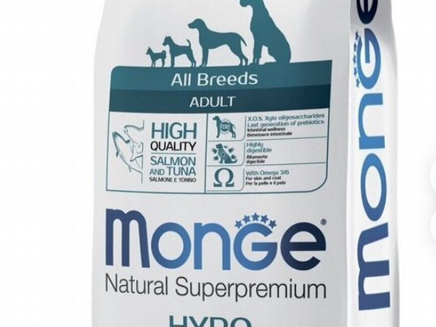 Monge для собак Adult Hypo 15 кг и 2.5 кг