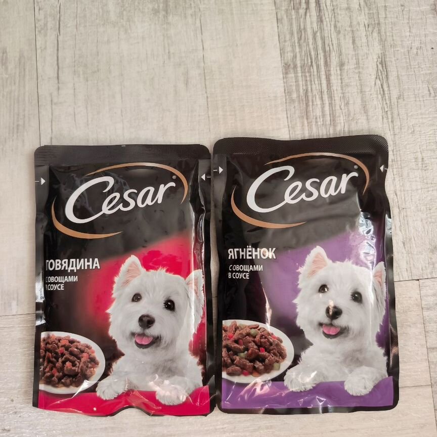 Влажный корм для собак cesar, 85 гр