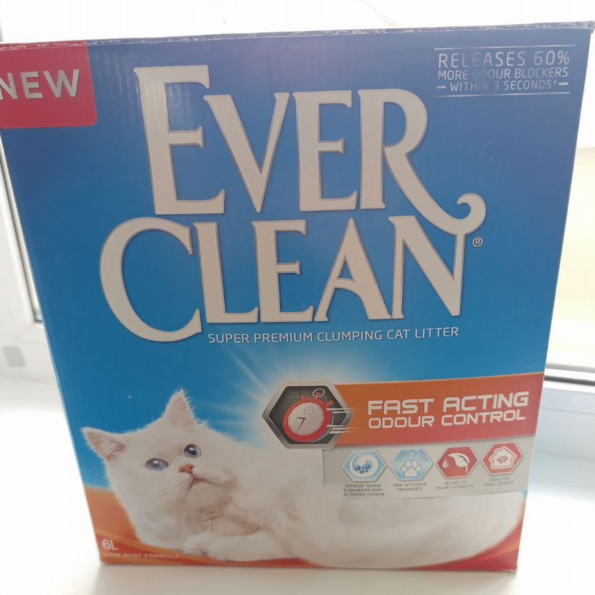 Наполнитель для кошачьего туалета комкующийся