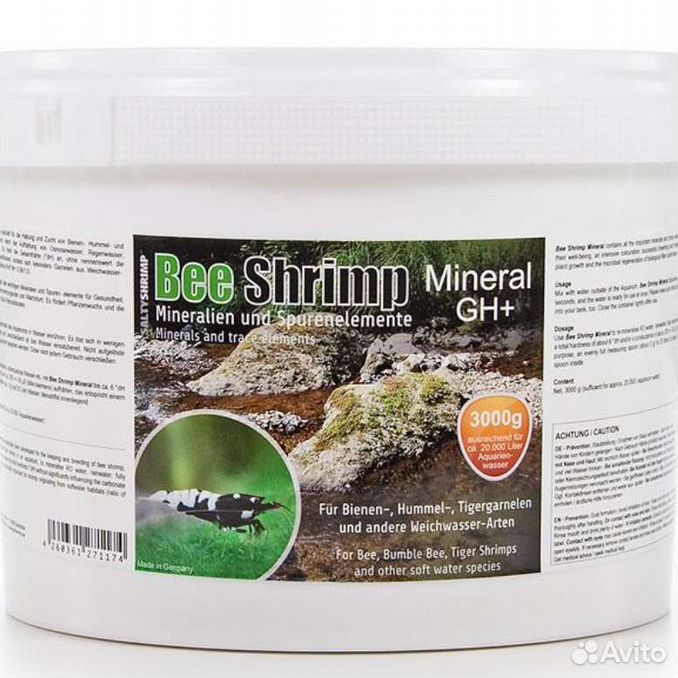 SaltyShrimp Bee Shrimp Mineral GH+ 3000 g