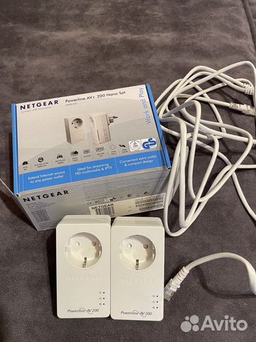 Plc адаптер netgear powerline купить в Москве | Электроника | Авито