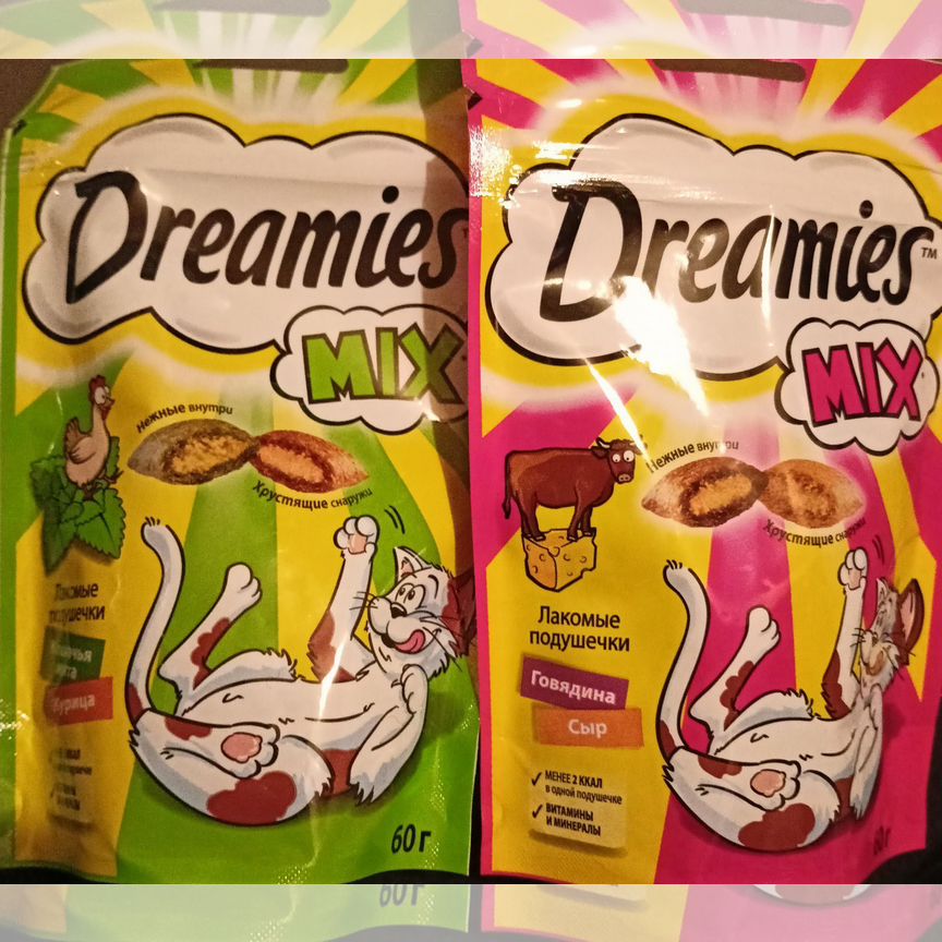 Dreamies дримис для кошек лакомство 60гр