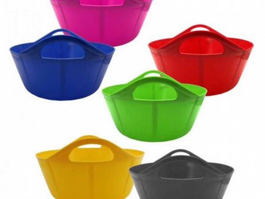 Кормушка-ведро гибкая 15л пищевое лошади Германия