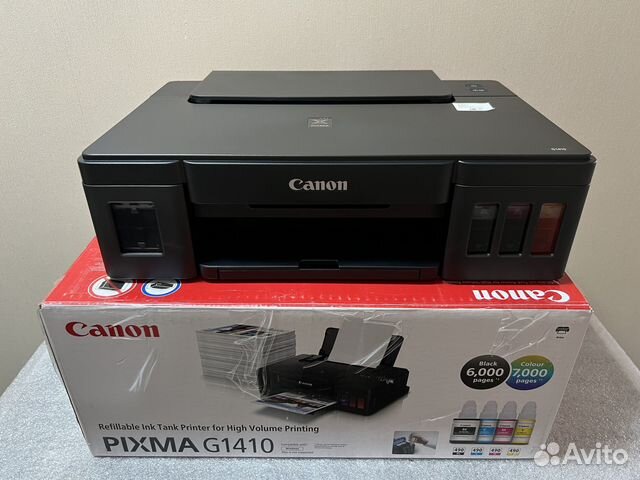 Принтер цветной Canon Pixma G1410 снпч купить в Воронеже по низкой цене ...