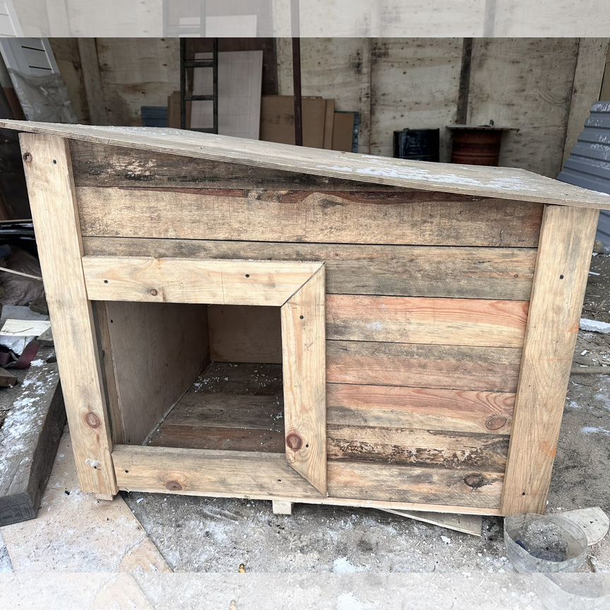 Будка для собак изготовление