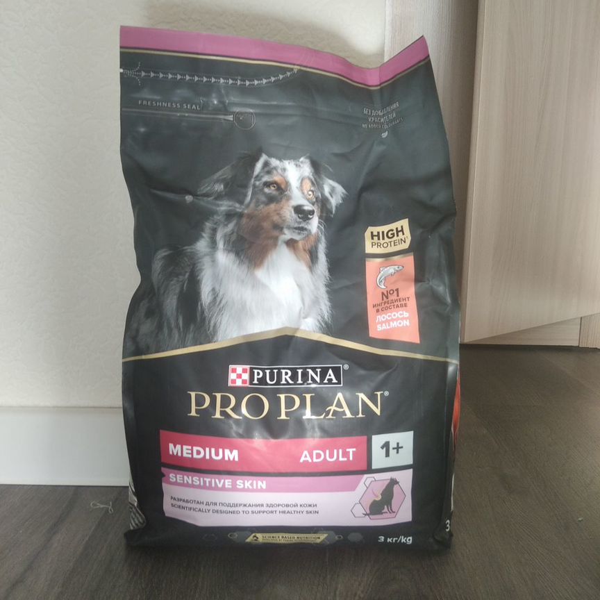 Корм собачий Pro Plan Medium Adult Sensitive Skin
