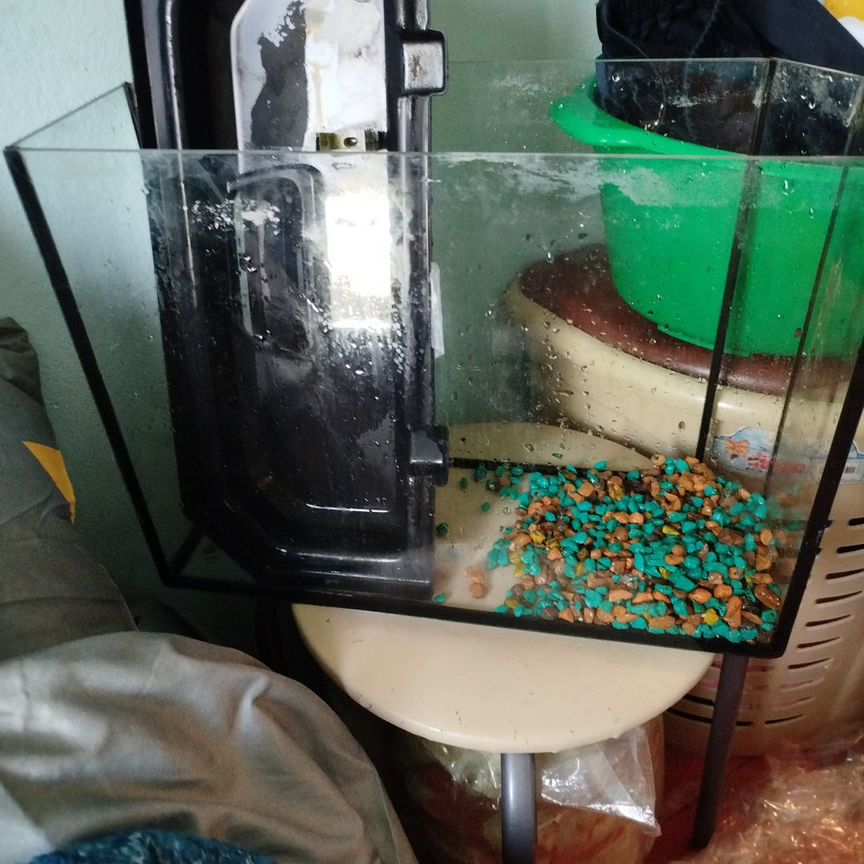 Фильтр для аквариума бу и аквариум 30л