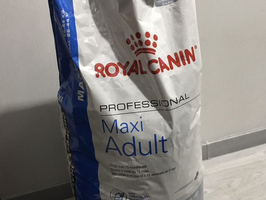 Royal canin maxi adult 20кг сухой корм для собак