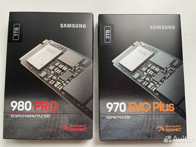 Samsung 970 Evo Plus 2Tb, Samsung 980 Pro, KC3000 купить в Москве | Электроника | Авито