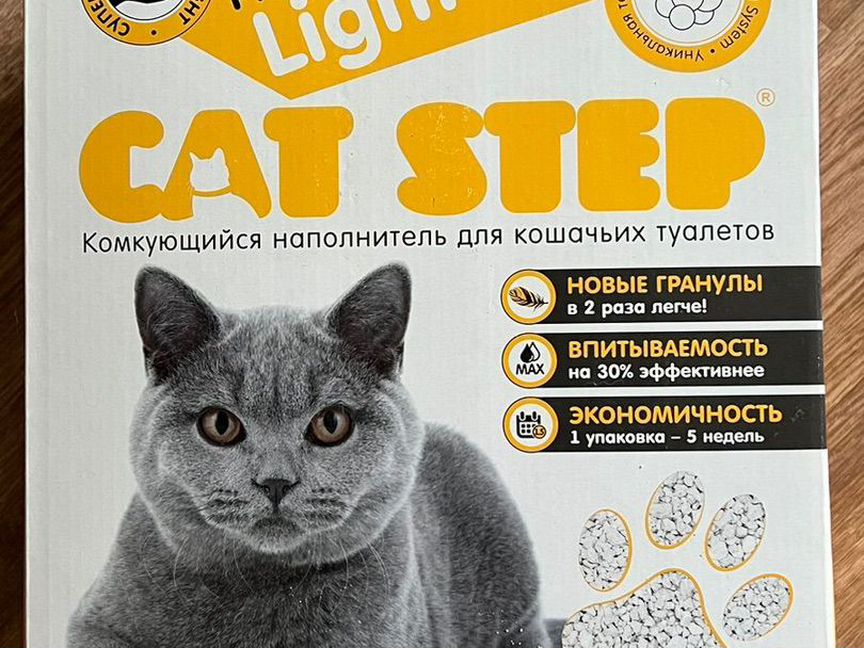 Наполнитель для кошачьего туалета Cat Step