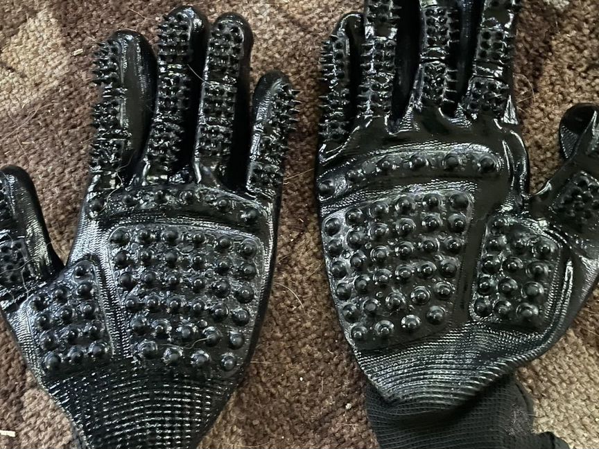 Перчатки доя собак кошек