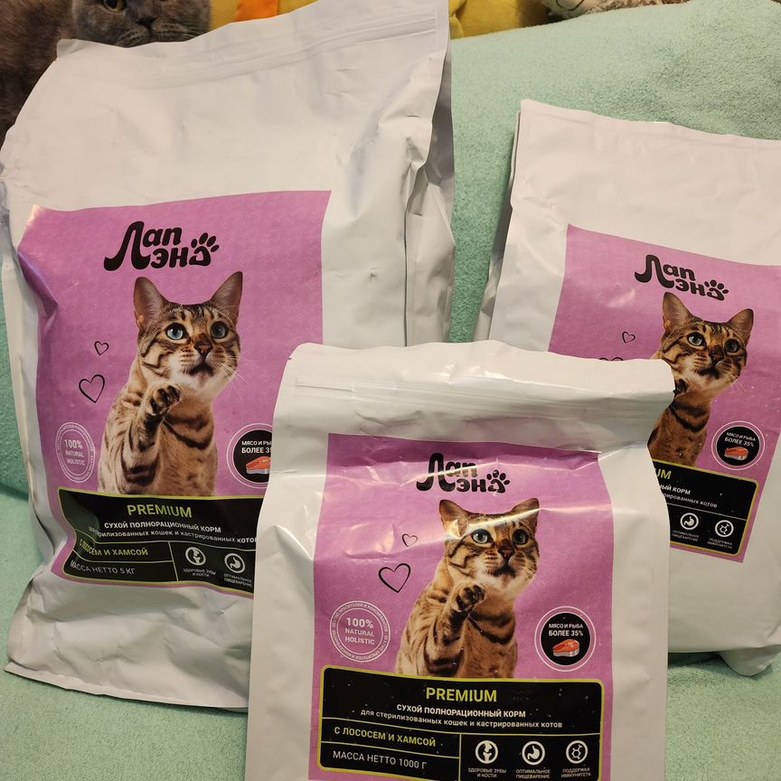 Сухой корм для кошек