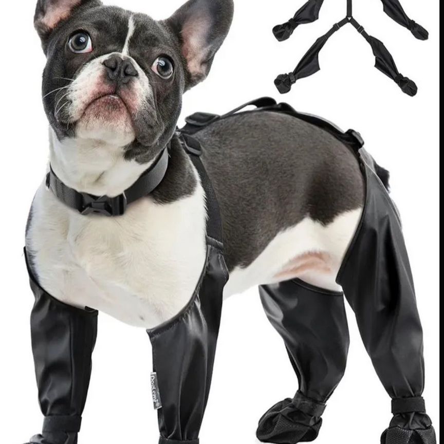 Ботинки для собак на подтяжках S