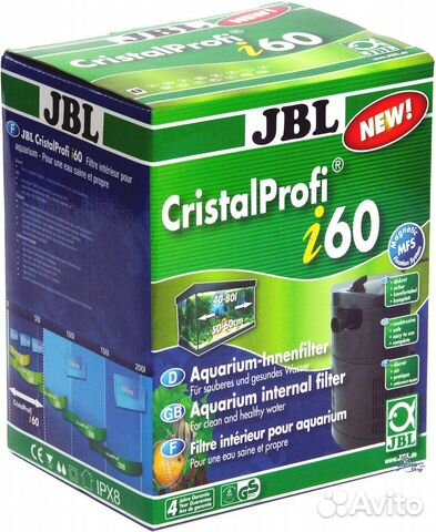 JBL CristalProfi i60 greenline внутренний фильтр д