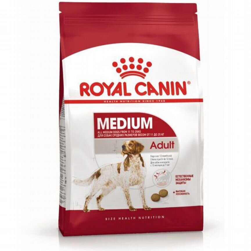 Собачий корм Royal canin medium