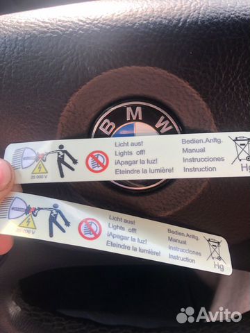 Наклейки ксенон фары BMW e39 е38 е46 е53 е60 купить в Белгороде BMW ...