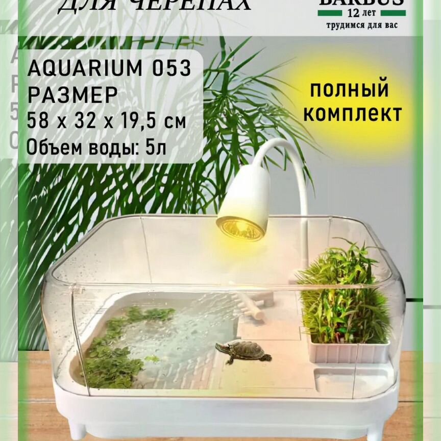 Аквариум для красноухой черепахи