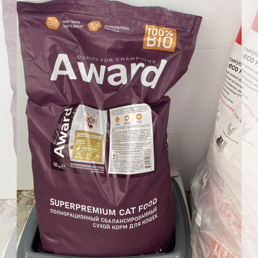 Сухой порм для кошек