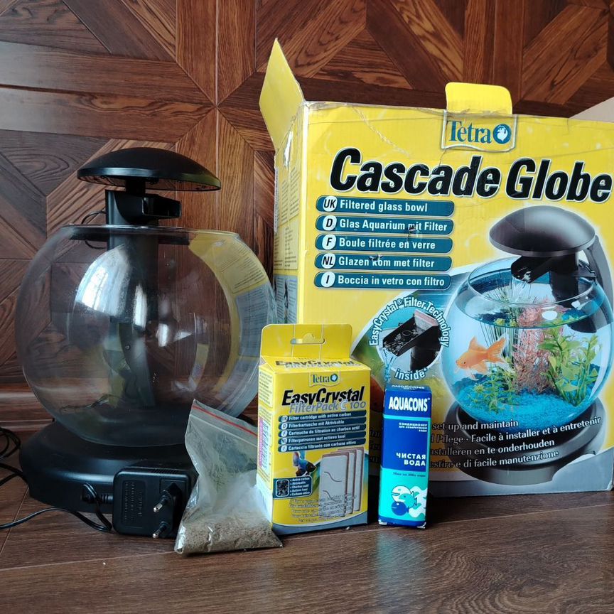 Аквариум для рыбок круглый