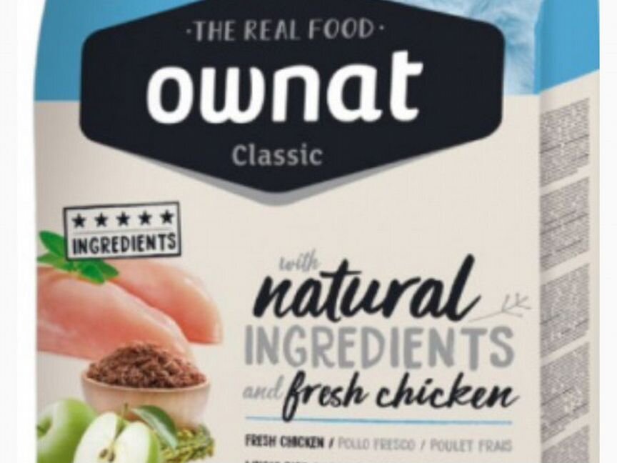 Корм для собак ownat junior classic