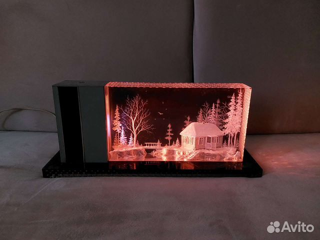 Сувенир (ночник) из оргстекла СССР купить в Москве | Хобби и отдых | Авито