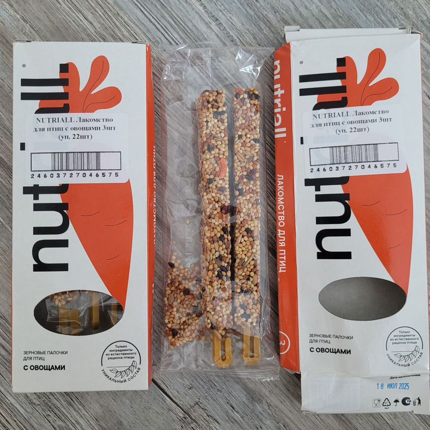 Зерновые палочки для птиц