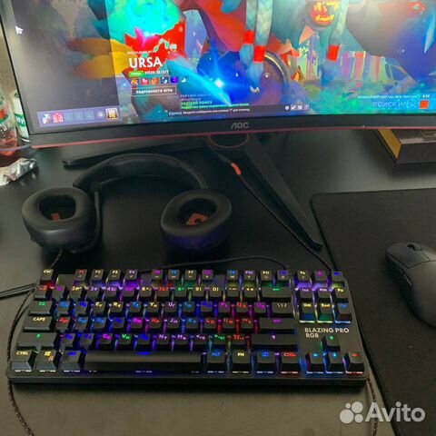 Клавиатура проводная черная Dexp blazing pro rgb купить в Альметьевске ...