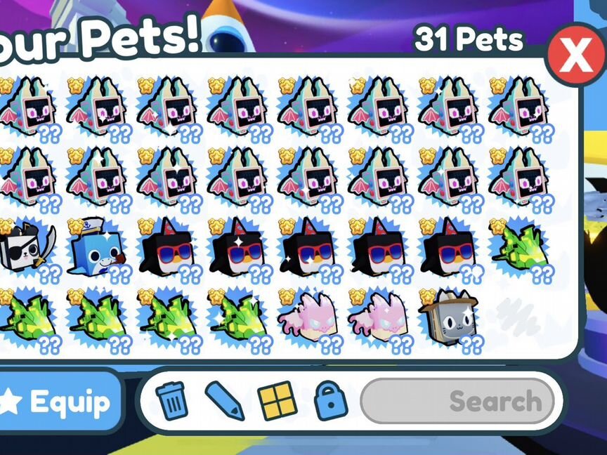 Петы в pet simulator x