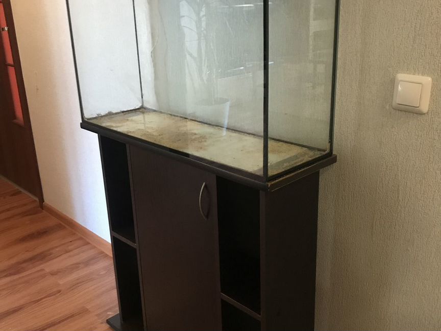 Аквариум 100л (80*26*50) с тумбой