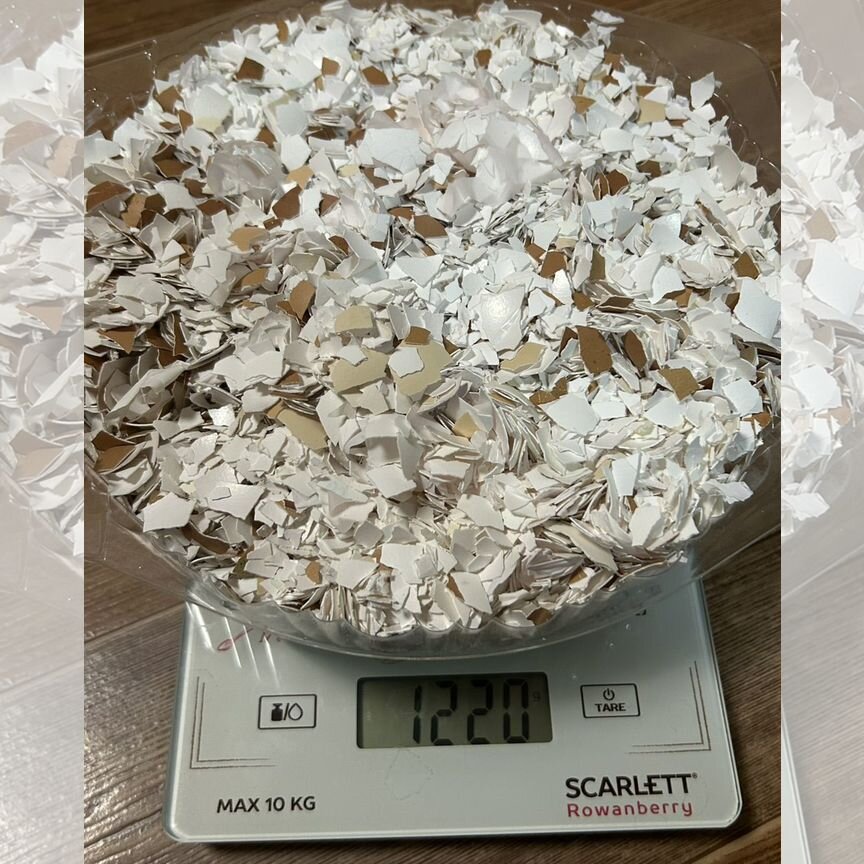 Яичная скорлупа чистая